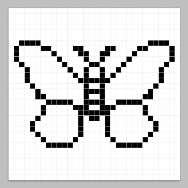 How to Make a Pixel Art Butterfly - Mega Voxels