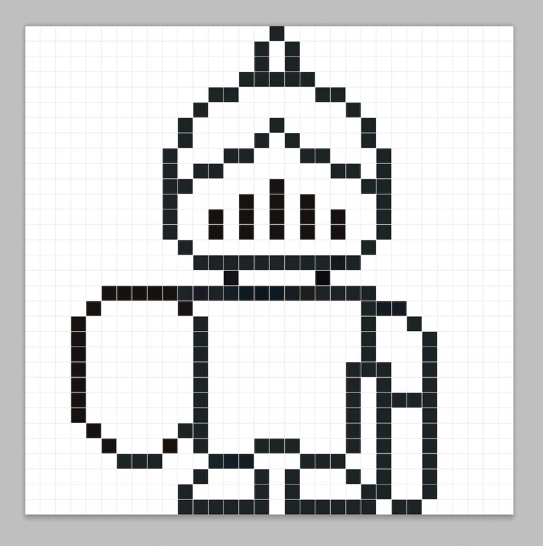How to Make a Pixel Art Knight - Mega Voxels