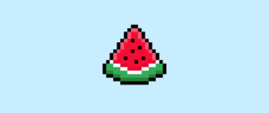 How to Draw Watermelon Pixel Art - Mega Voxels