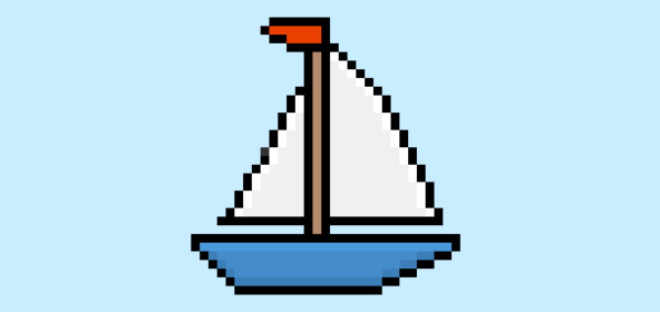 How to Make a Pixel Art Boat - Mega Voxels