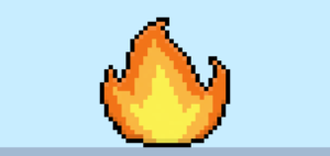 How to Make Pixel Art Fire - Mega Voxels