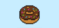 How to Make a Pixel Art Donut - Mega Voxels