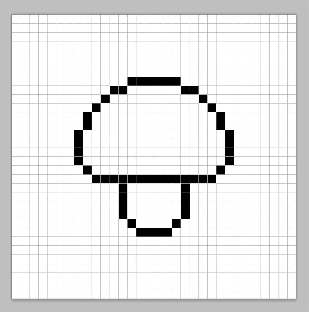 How to Make a Pixel Art Mushroom - Mega Voxels