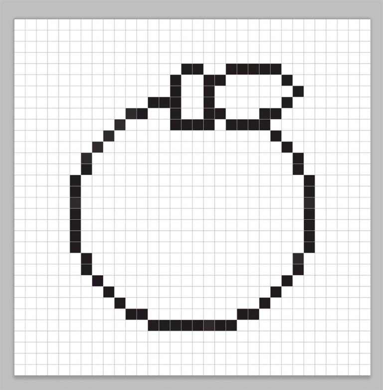 How to Make a Pixel Art Orange - Mega Voxels