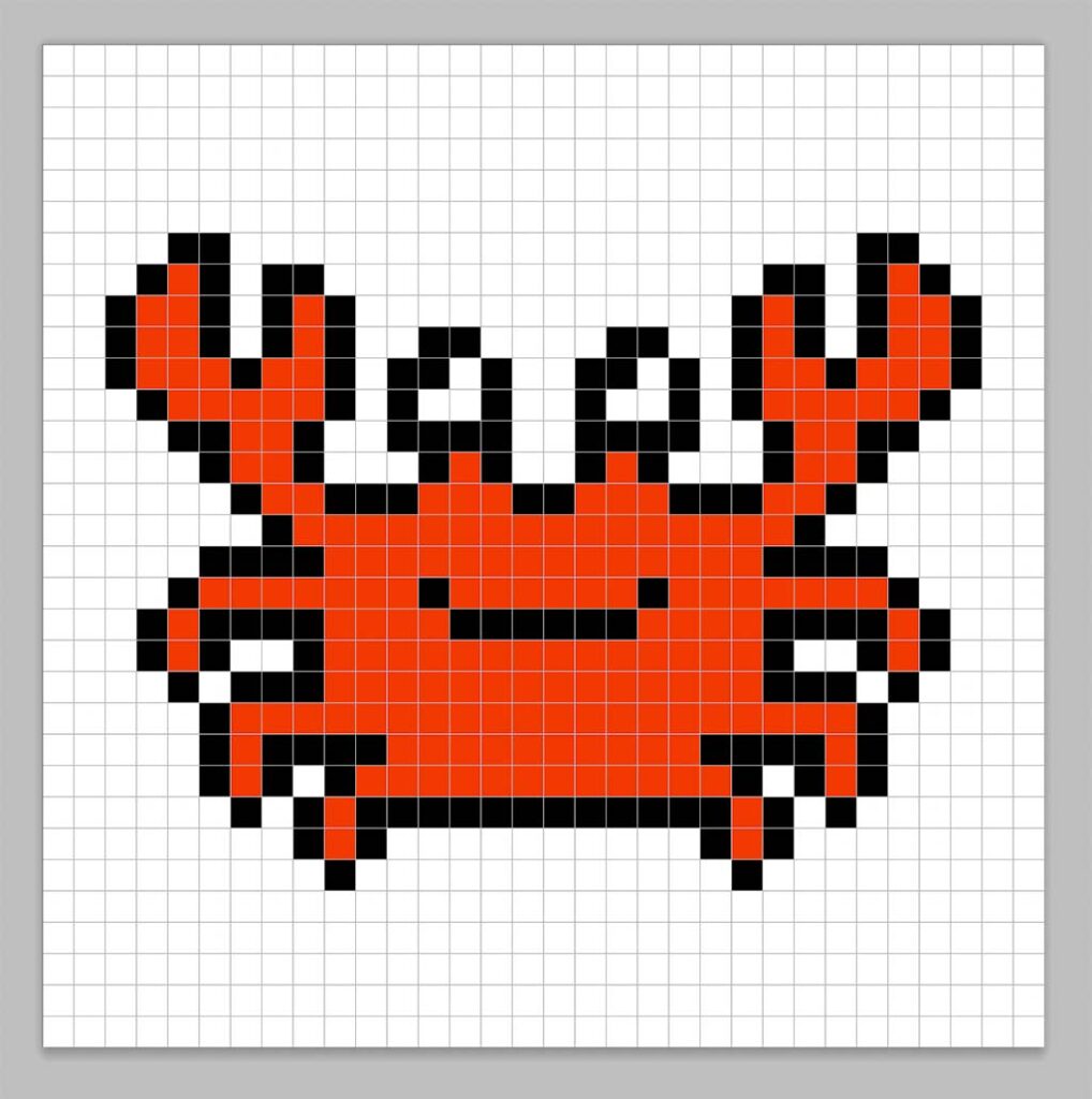 How to Make a Pixel Art Crab - Mega Voxels