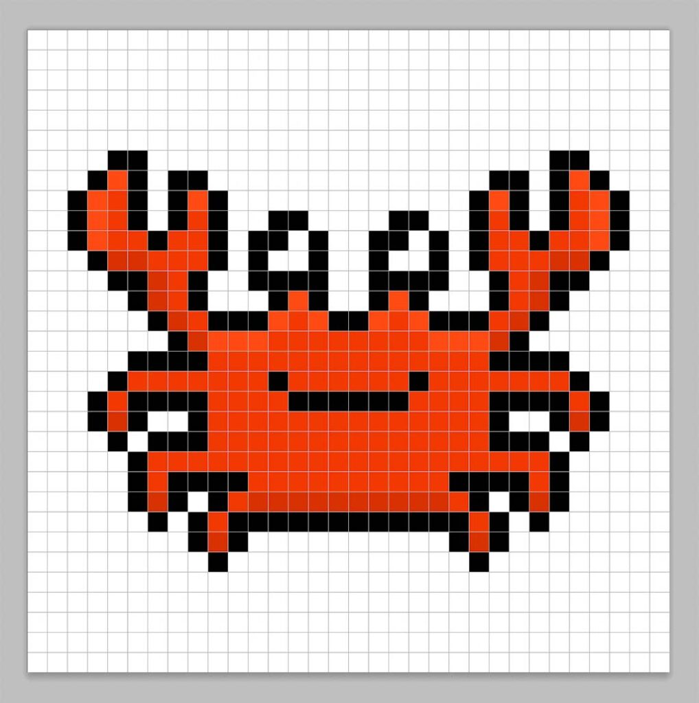 How to Make a Pixel Art Crab - Mega Voxels