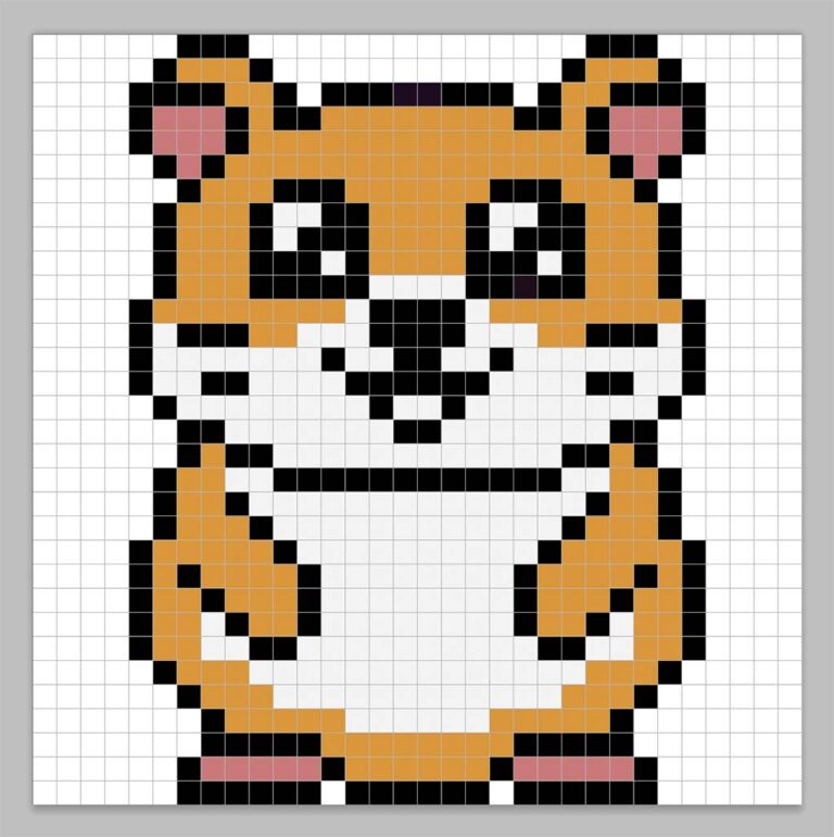 How to Make a Pixel Art Hamster - Mega Voxels