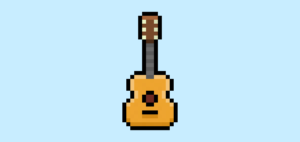 How to Make a Pixel Art Guitar - Mega Voxels