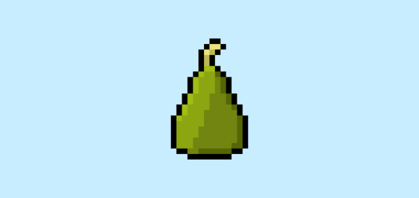 How to Make a Pixel Art Pear - Mega Voxels